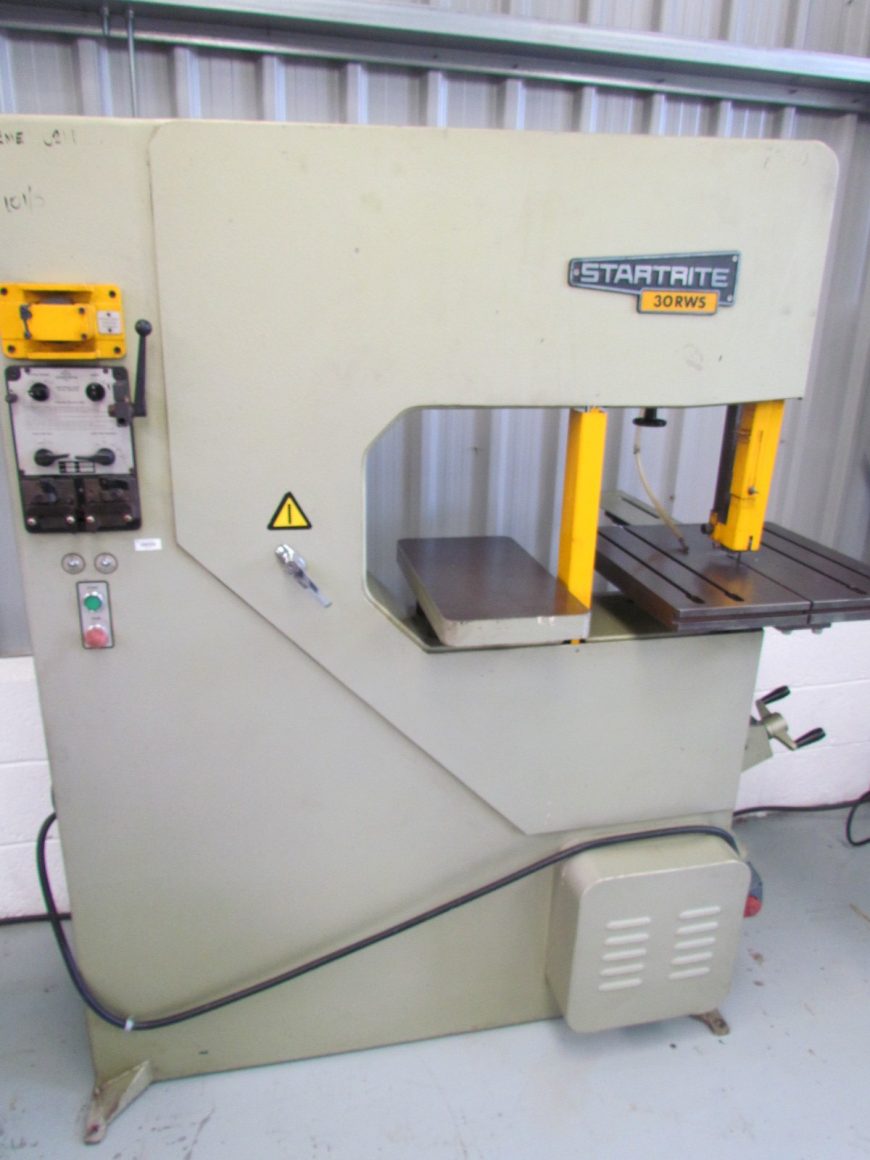 Startrite Vertical Bandsaw model 30 RWS vertical bandsaw . - Wilson ...
