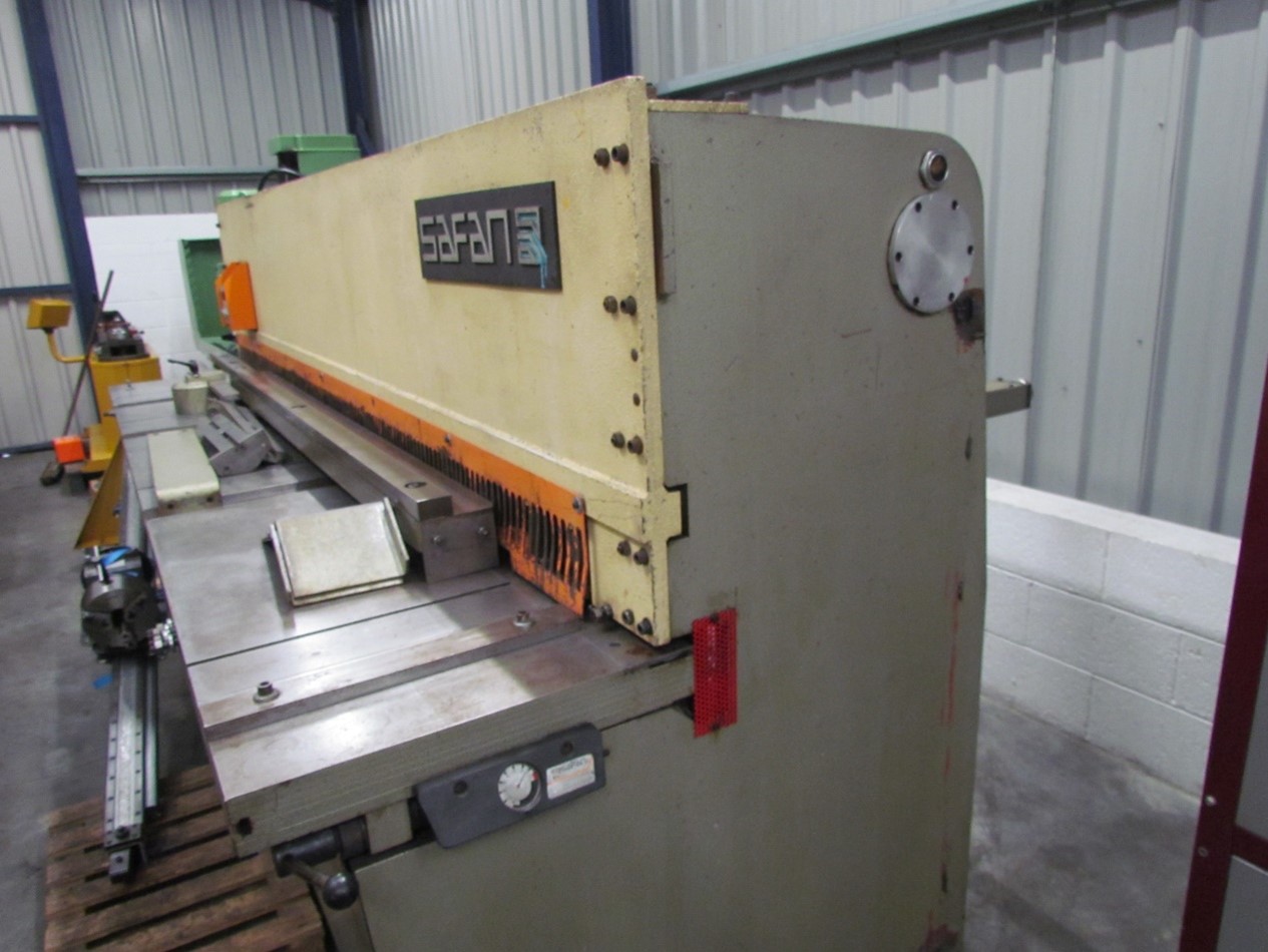 USED SAFAN MODEL VS310-6 HYDRAULIC GUILLOTINE - Wilson MachineryWilson ...